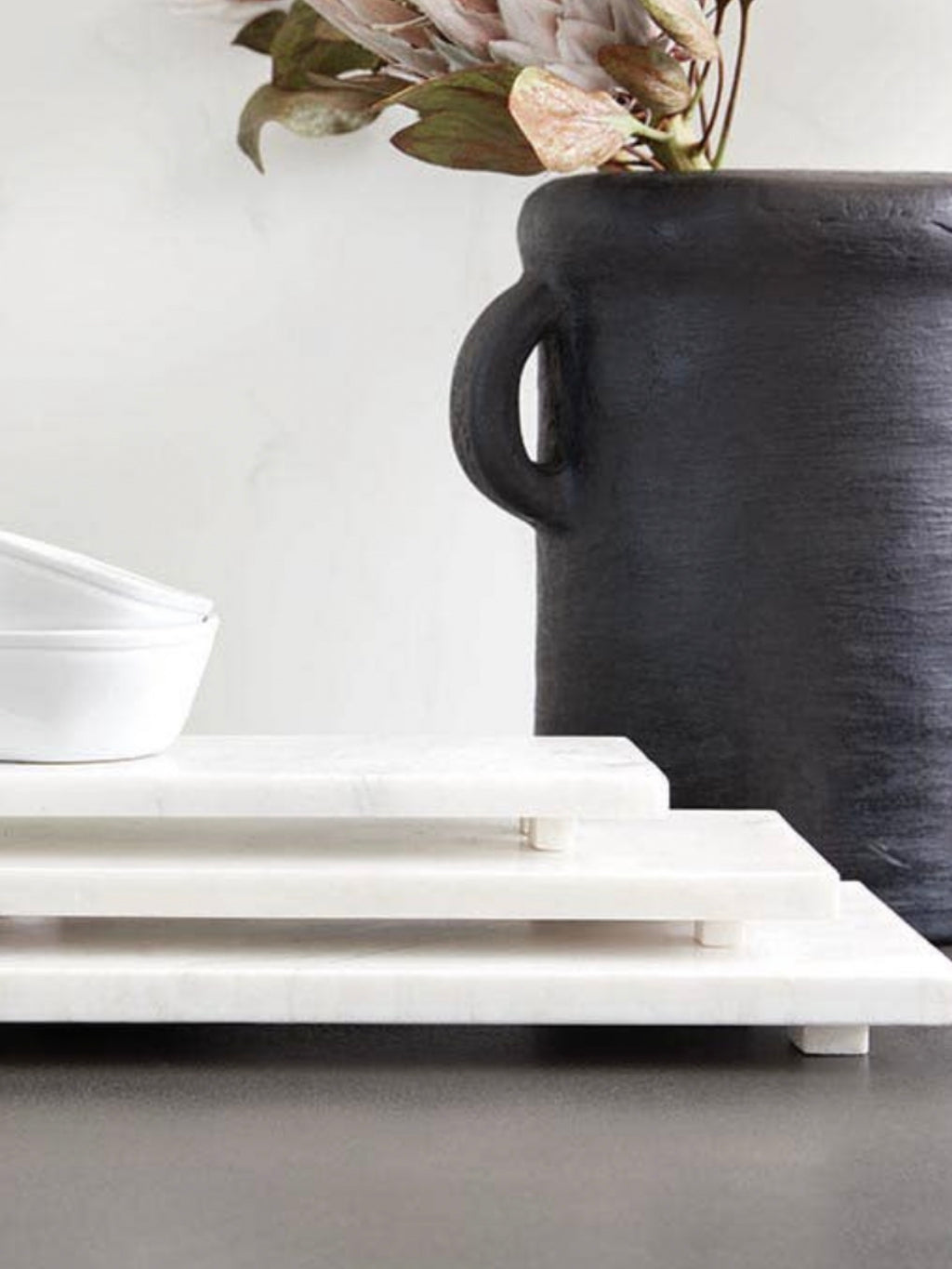 White Marble Tray Riser – isla + may